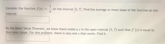 Solved Consider the function f(x)=6x+10 on the interval | Chegg.com