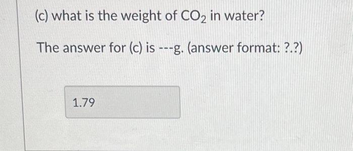 Solved Assume that the headspace volume of a bottle of soda | Chegg.com