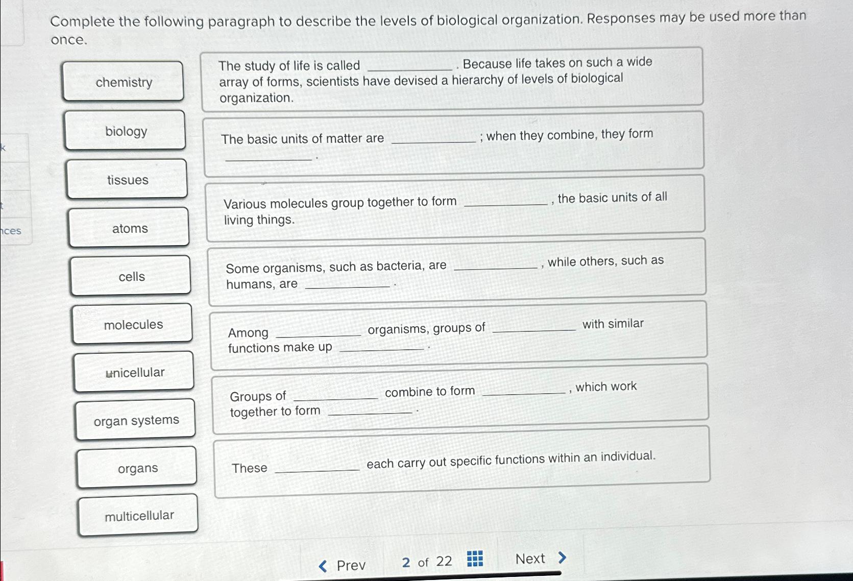 Solved Complete the following paragraph to describe the | Chegg.com