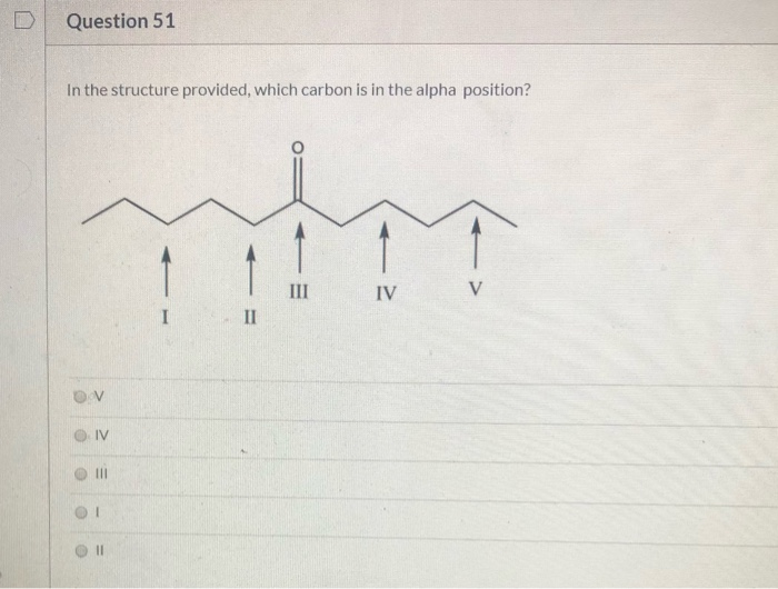 Solved which carbon is in the alpha position of this | Chegg.com