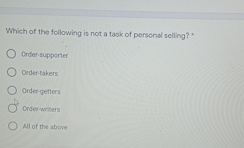 Solved Which of the following is not a task of personal | Chegg.com