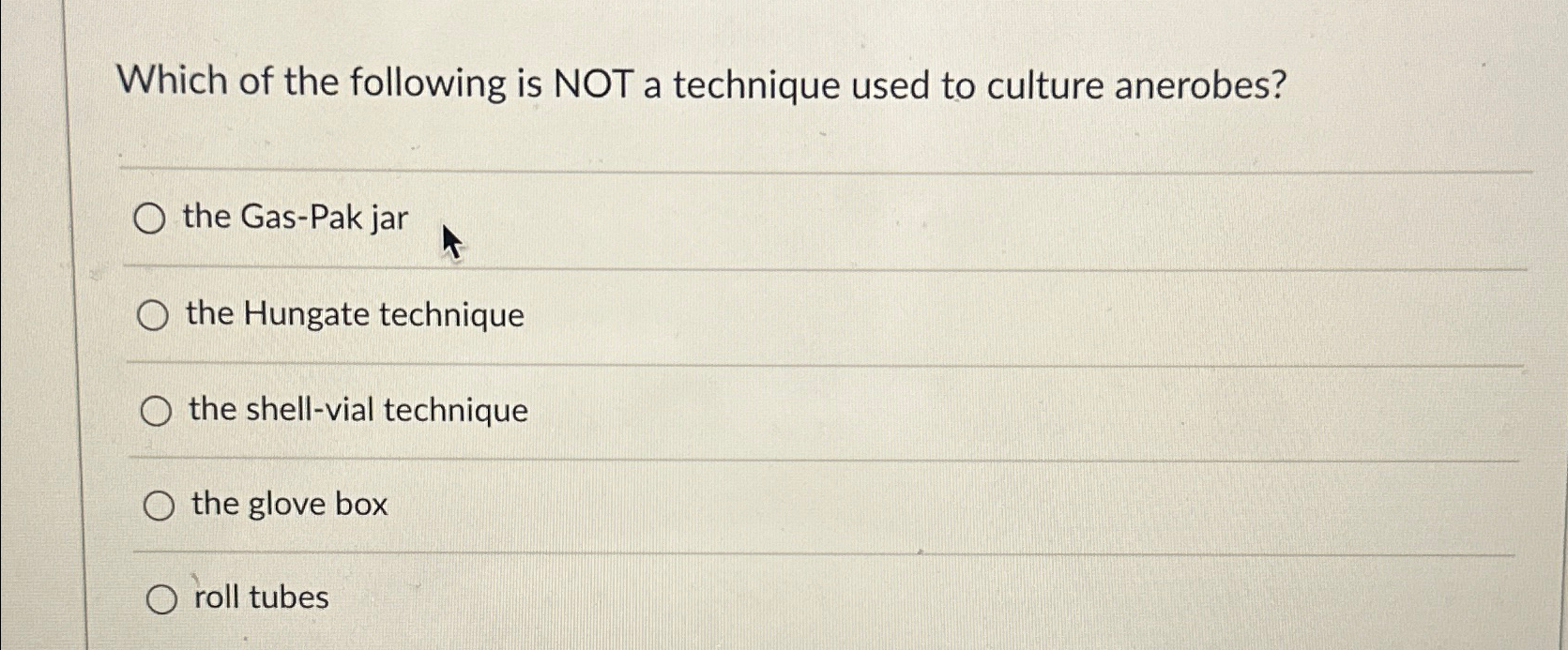 Solved Which of the following is NOT a technique used to | Chegg.com