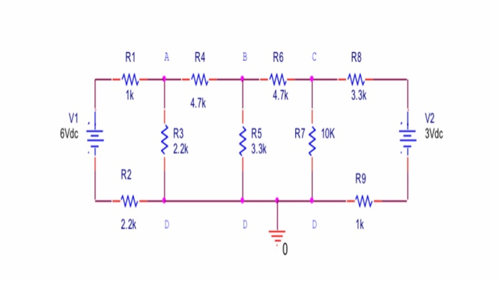 Solved Implement the following circuit on your project bread | Chegg.com