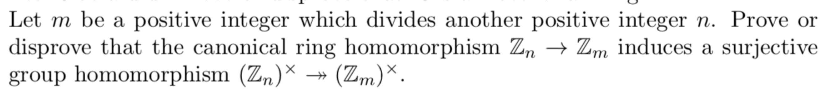 Solved Let m ﻿be a positive integer which divides another | Chegg.com