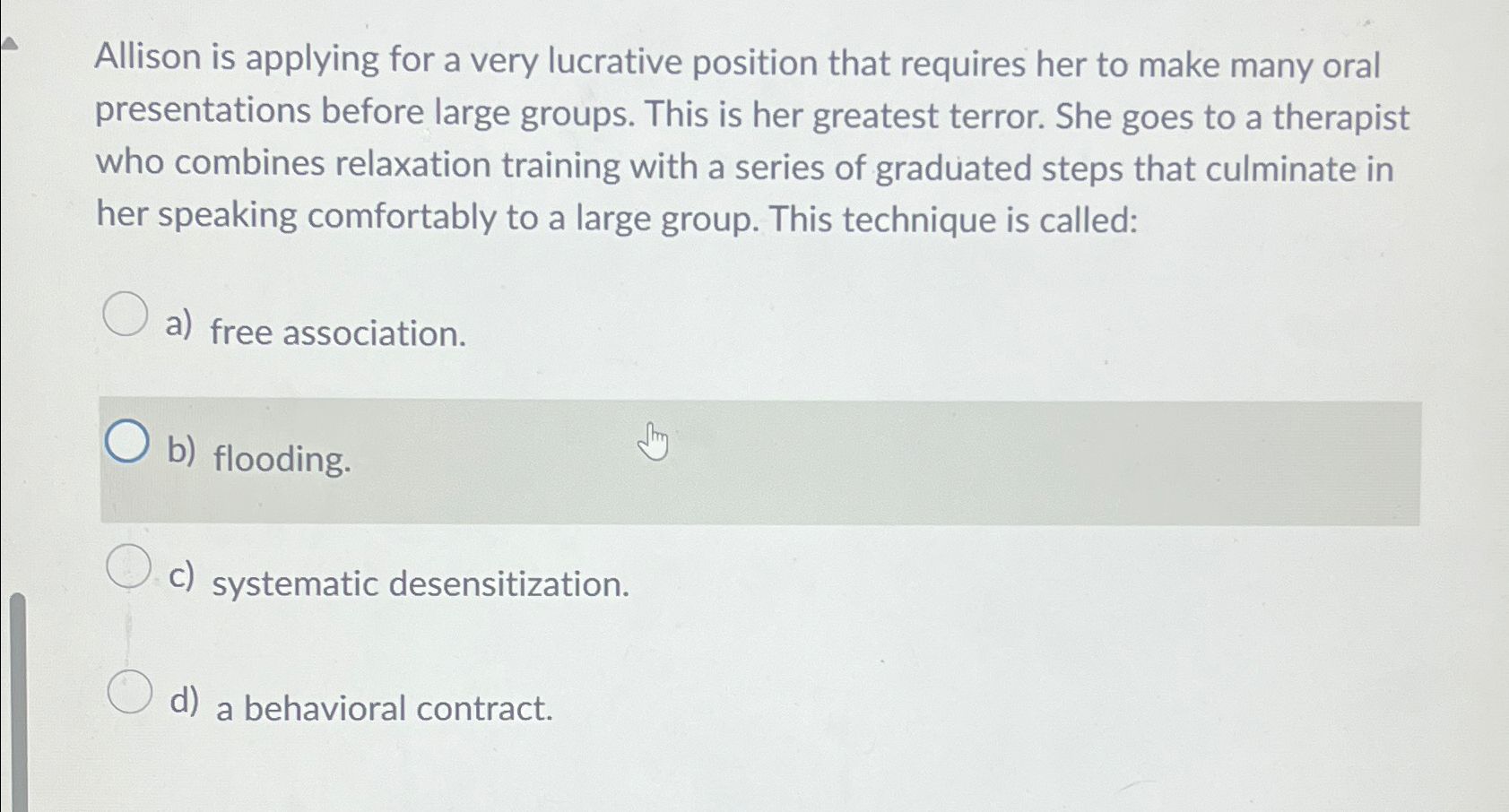 Solved Allison is applying for a very lucrative position | Chegg.com