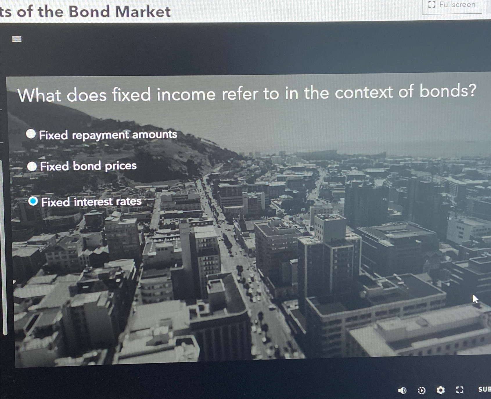 Solved ts of the Bond MarketWhat does fixed income refer to | Chegg.com