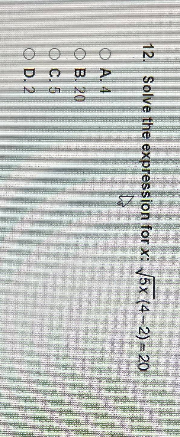 Solved Solve the expression for | Chegg.com