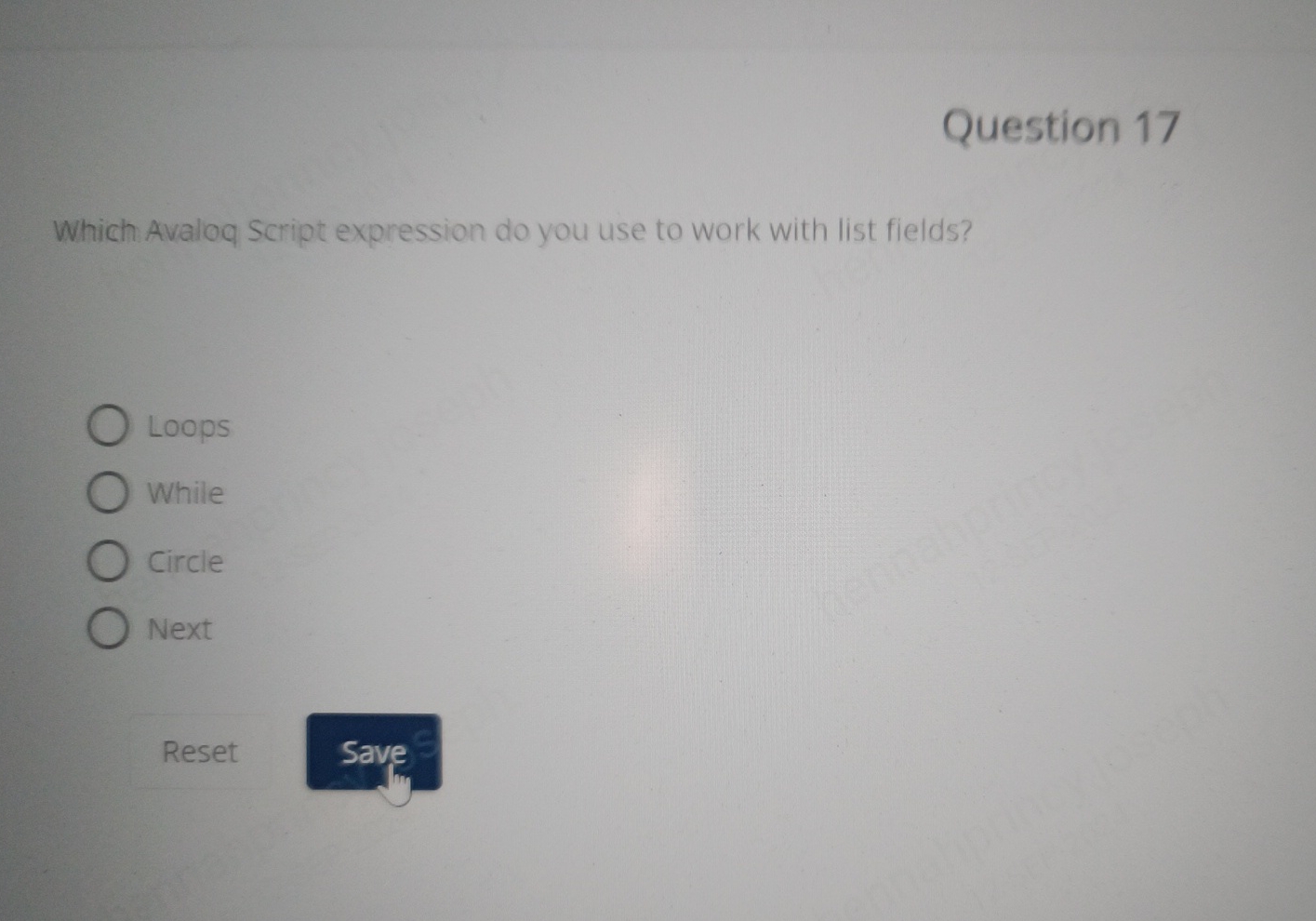 Solved Which Avaloq Script expression do you use to work | Chegg.com Solved Which Avaloq Script expression do you use to work | Chegg.com
