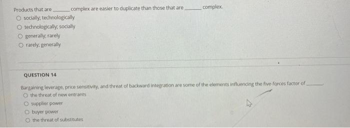 Solved QUESTION 11 According to the VRINE model, what are | Chegg.com