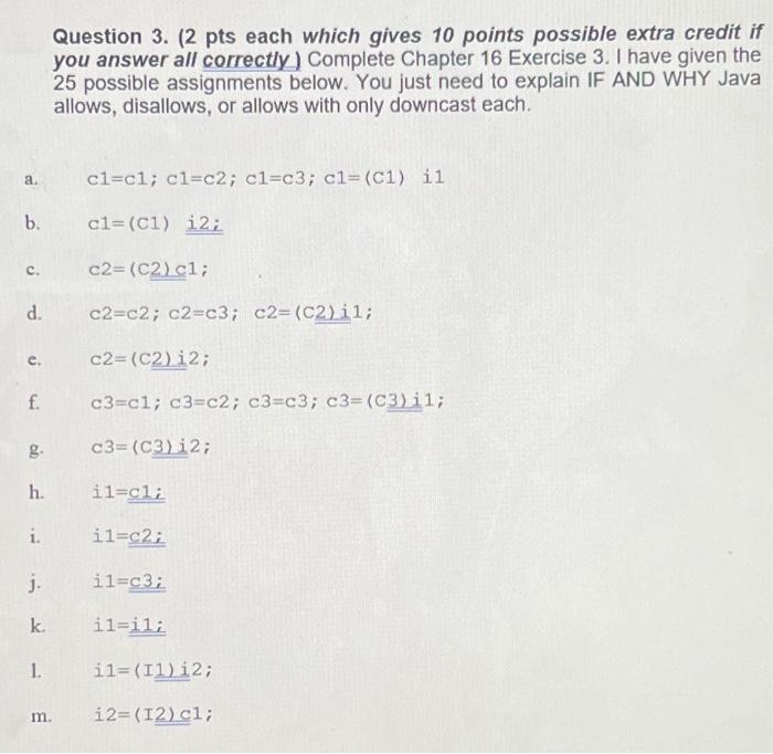Solved Exercise 3 Suppose two reference variables x and y | Chegg.com