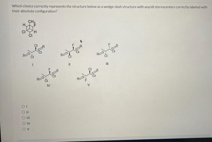 Solved Which of the choices is an enantiomer of the compound | Chegg.com