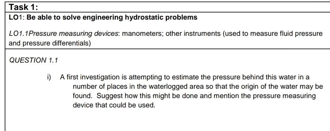 Solved \table[[Task 1:]]LO1: Be able to solve engineering | Chegg.com