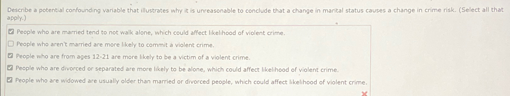 Solved Describe a potential confounding variable that | Chegg.com