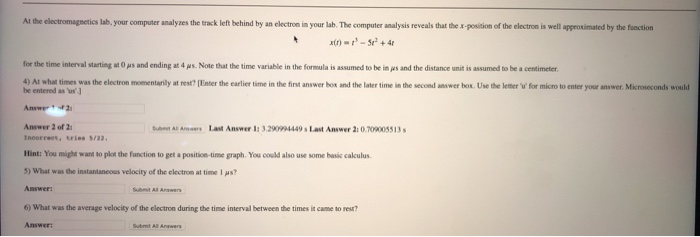Solved At the electromagnetics lab your computer analyzes | Chegg.com