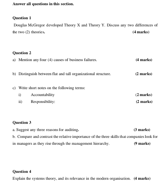 Solved Answer all questions in this section. Question 1 | Chegg.com