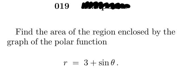 Solved Find the area of the region enclosed by the graph of | Chegg.com