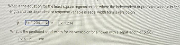 The famous iris dataset (the first sheet of the | Chegg.com
