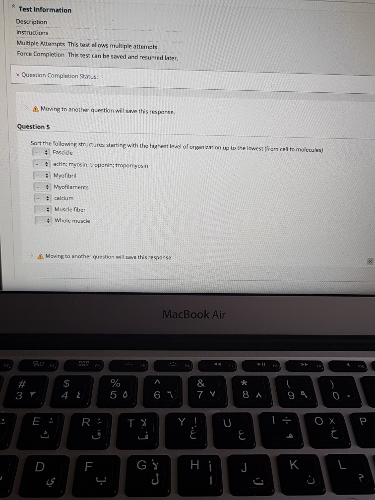 Solved Test Information Description Instructions Multiple | Chegg.com