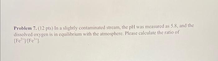 Solved Problem 7. (12 pts) In a slightly contaminated | Chegg.com