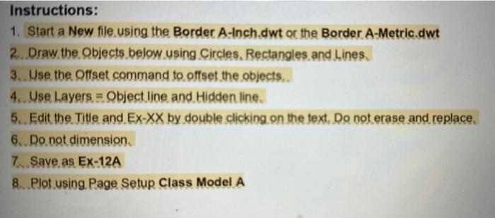 Solved Instructions: 1. Start a New file.using the Border | Chegg.com