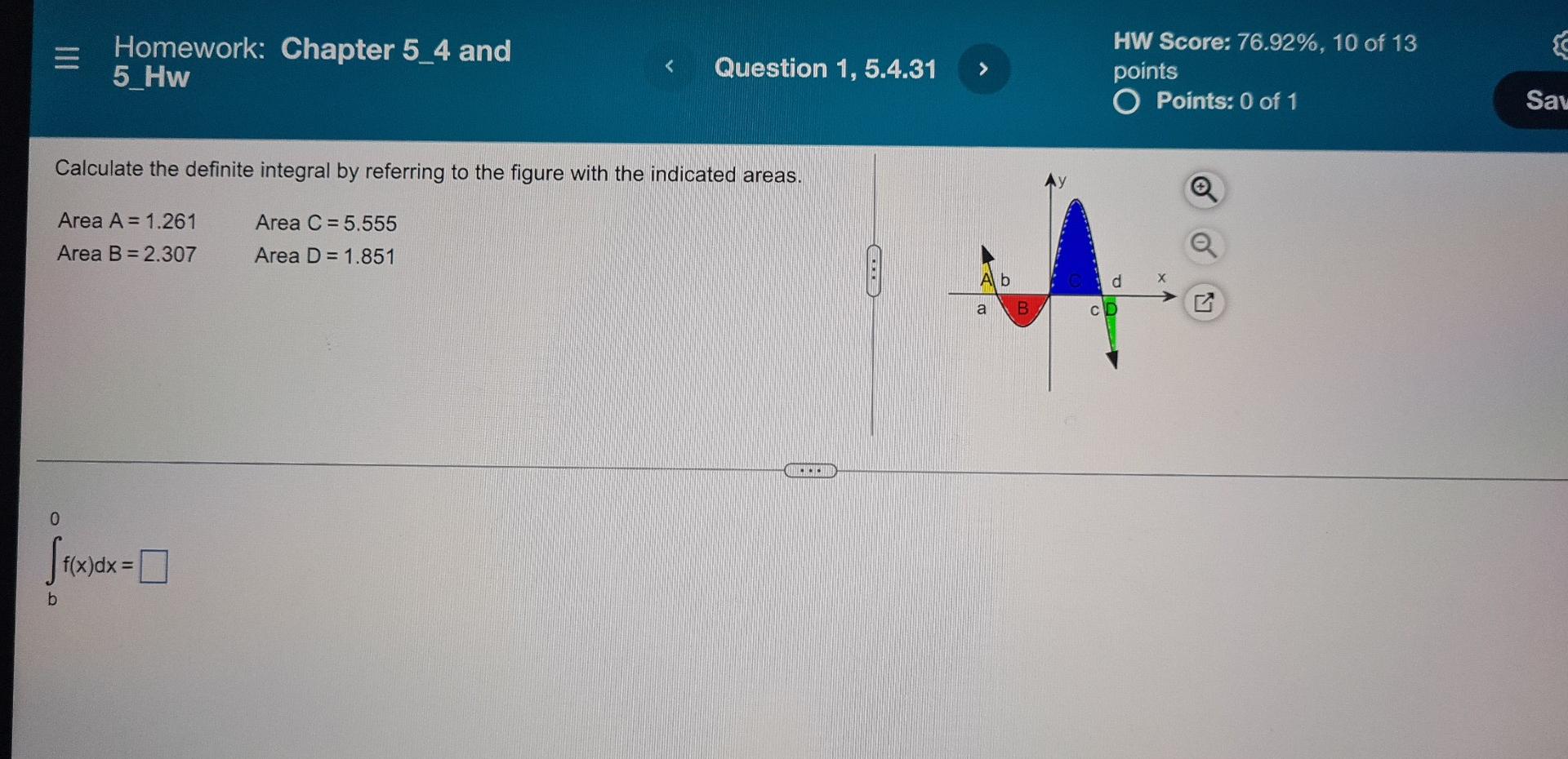 Solved Homework Chapter 5 4 And 5 Hw Question 1 5 4 31