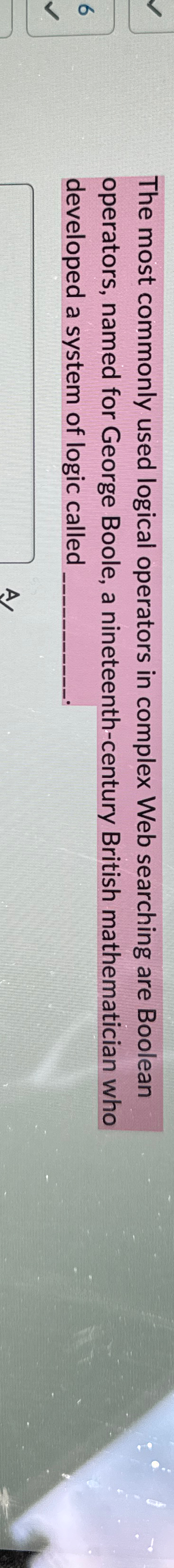 Solved The most commonly used logical operators in complex | Chegg.com