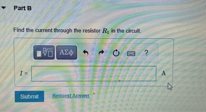 Solved Find the current through the battery in the circuit | Chegg.com