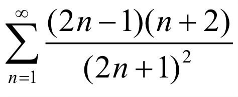 Solved (2n – 1)(n + 2) Σ (2n + 1)? n=1 | Chegg.com