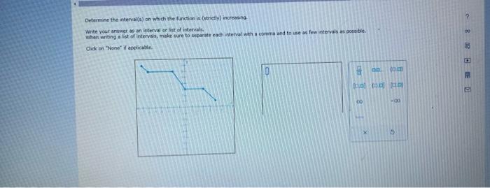 Solved Determine the interval(a) on which the function is | Chegg.com