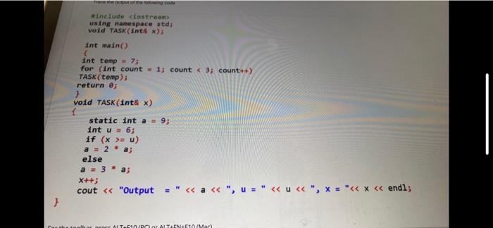 Solved Include Using Namespace Std Void Task Ints X