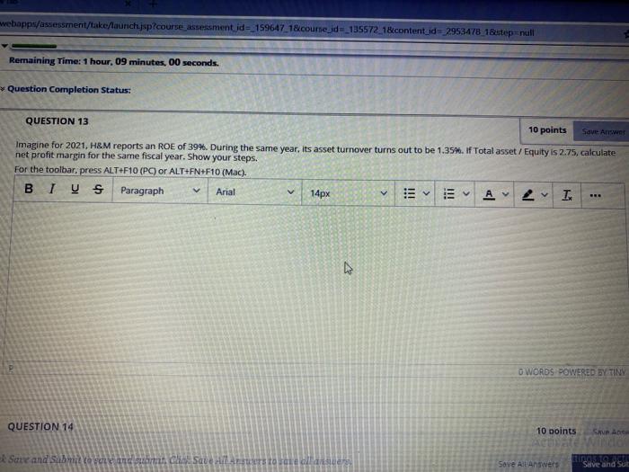 Solved webapps/assessment/take/launch.jsp?course assessment | Chegg.com