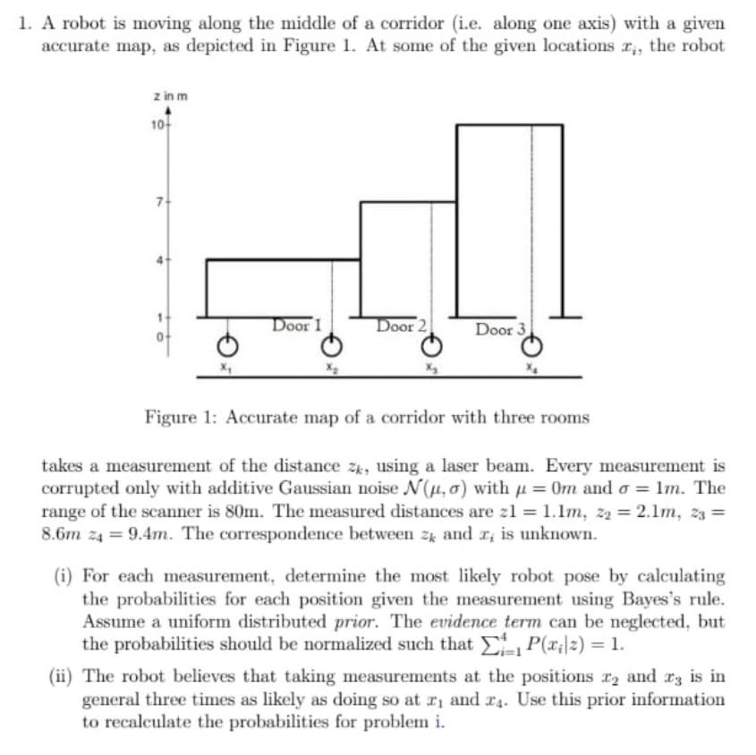 (iii) Because people are present in the corridor, a | Chegg.com