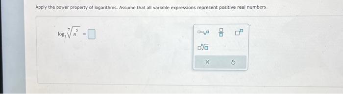 Solved Use the quotient property of logarithms to write the | Chegg.com