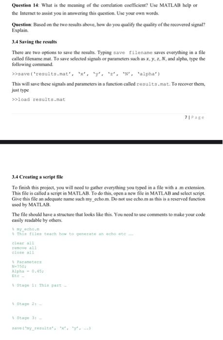 Solved Question 14: What is the meaning of the correlation | Chegg.com