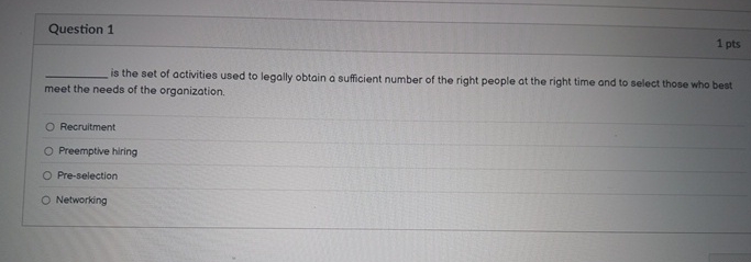 Solved Question 11 ﻿ptsis the set of activities used to | Chegg.com