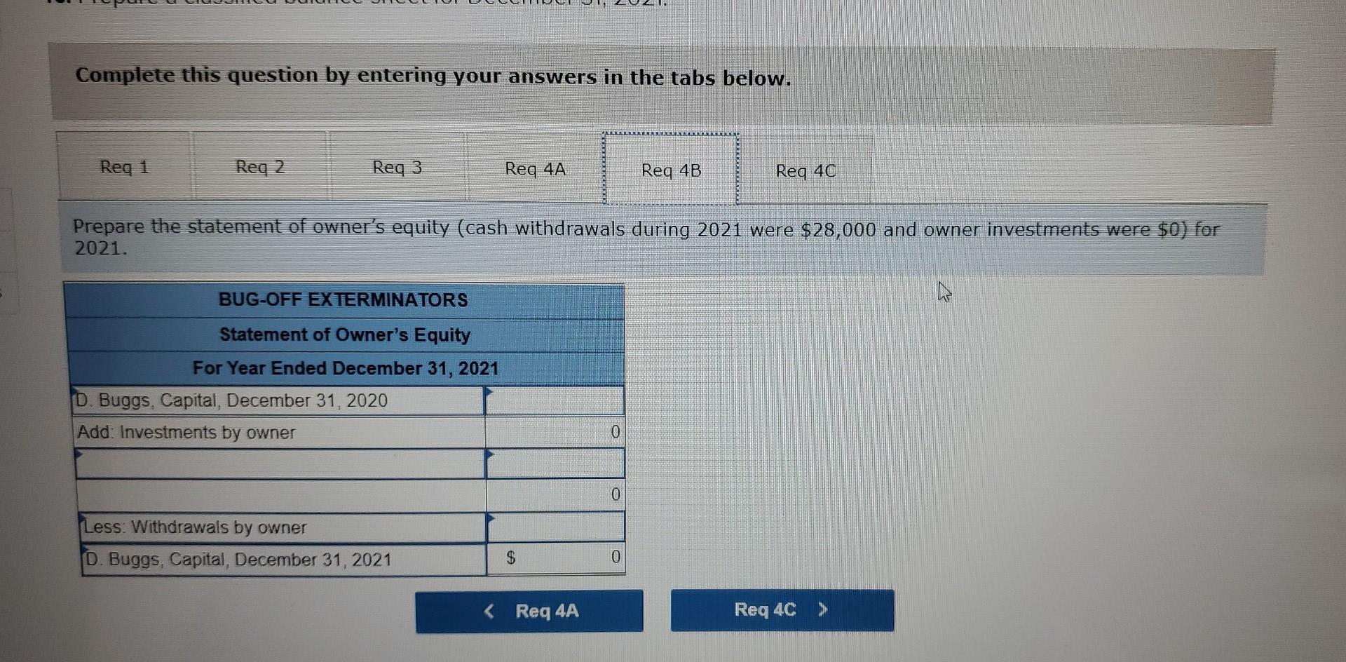 Solved Comprehensive Problem Bug-Off Exterminators (Algo) | Chegg.com