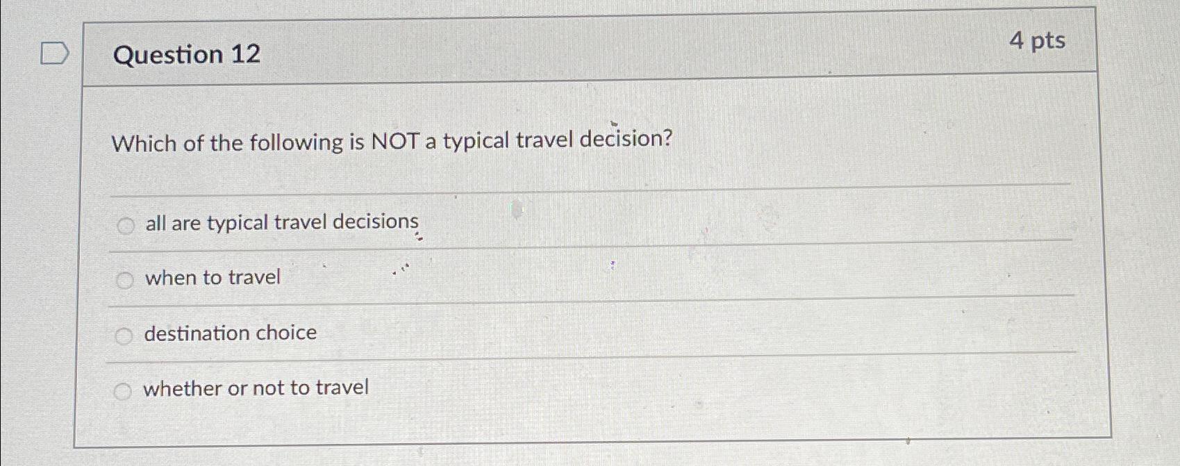 Solved Question 124 ﻿ptsWhich of the following is NOT a | Chegg.com