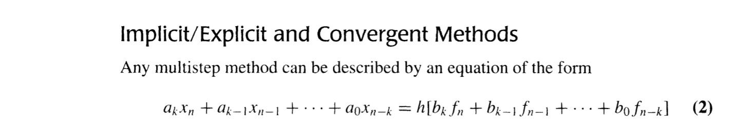Solved 1. Discuss these multistep methods in light of | Chegg.com