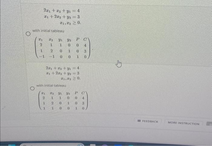 Solved Rewrite the following linear programming problem | Chegg.com