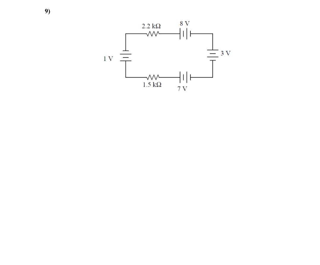 Solved Please find all the currents and voltages across each | Chegg.com