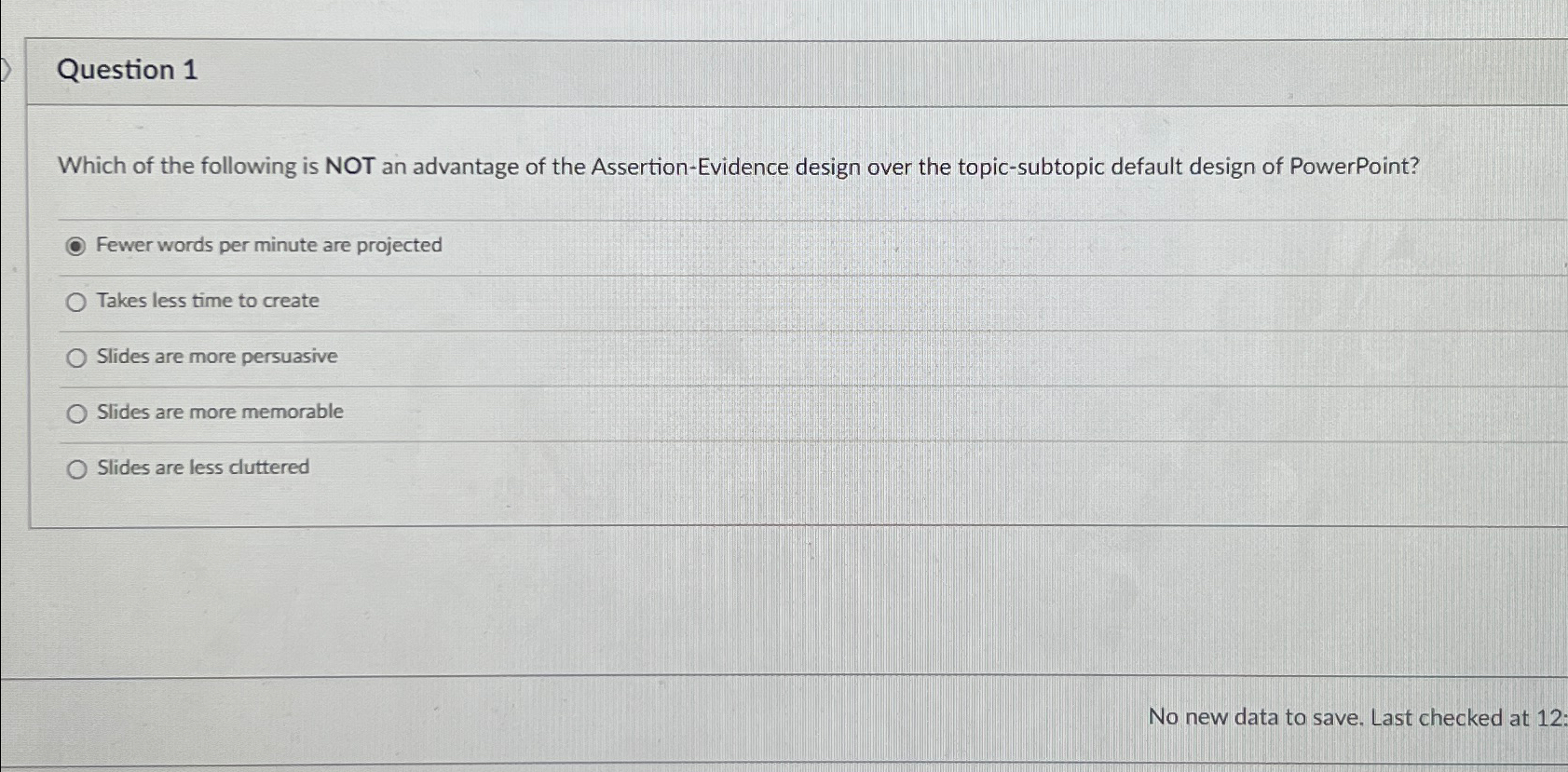 Solved Question 1Which of the following is NOT an advantage | Chegg.com
