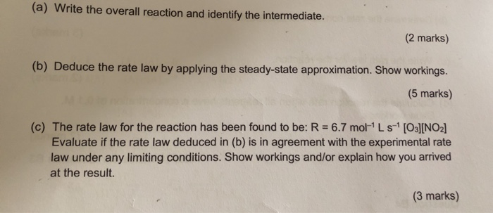 Solved A gas phase reaction proceeded by way of two parallel | Chegg.com