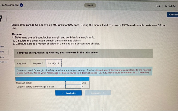 Solved apter 6 Assignment Saved Help Save Last month, Laredo | Chegg.com Solved apter 6 Assignment Saved Help Save Last month, Laredo | Chegg.com