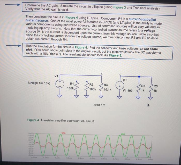 Solved Transistor Characteristic Curves in LTspice The | Chegg.com