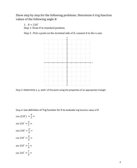 Solved Show Step By Step For The Following Problems
