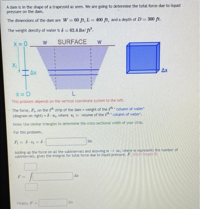 Solved Consider the vertically submerged rectangular plate. | Chegg.com