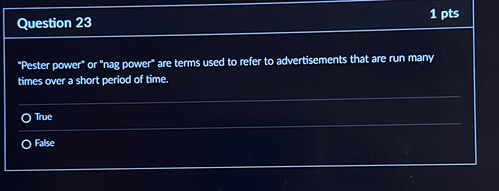Solved Question 231 ﻿pts"Pester power" or "nag power" are | Chegg.com