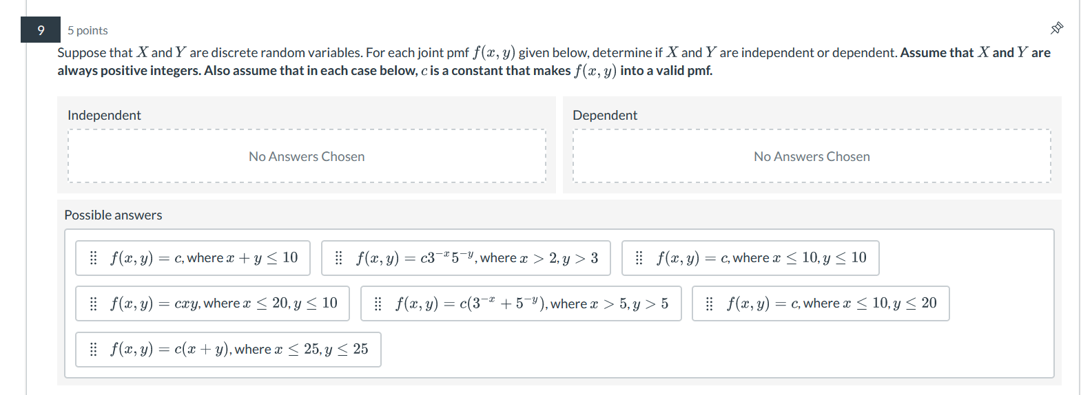 Solved Suppose that x ﻿and Y ﻿are discrete random variables. | Chegg.com