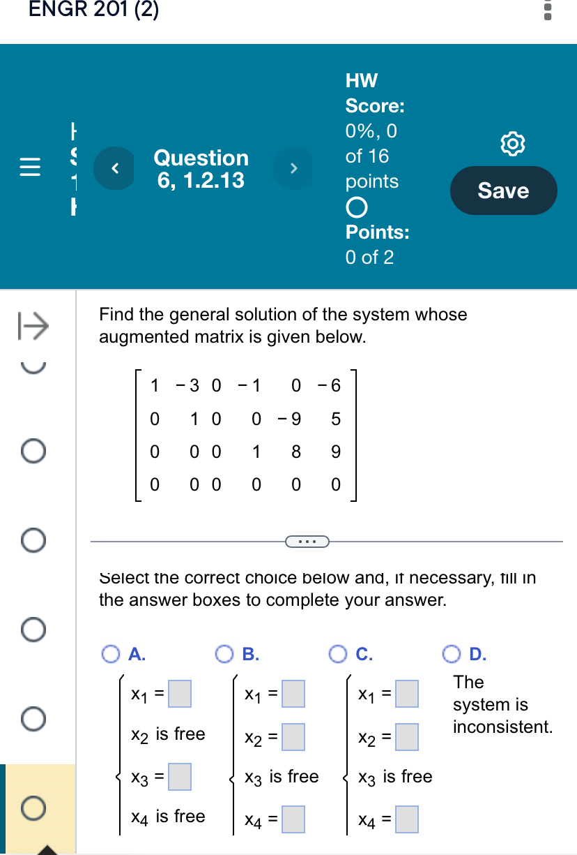 Solved ENGR 201 (2)HWScore: 0%,0of | Chegg.com