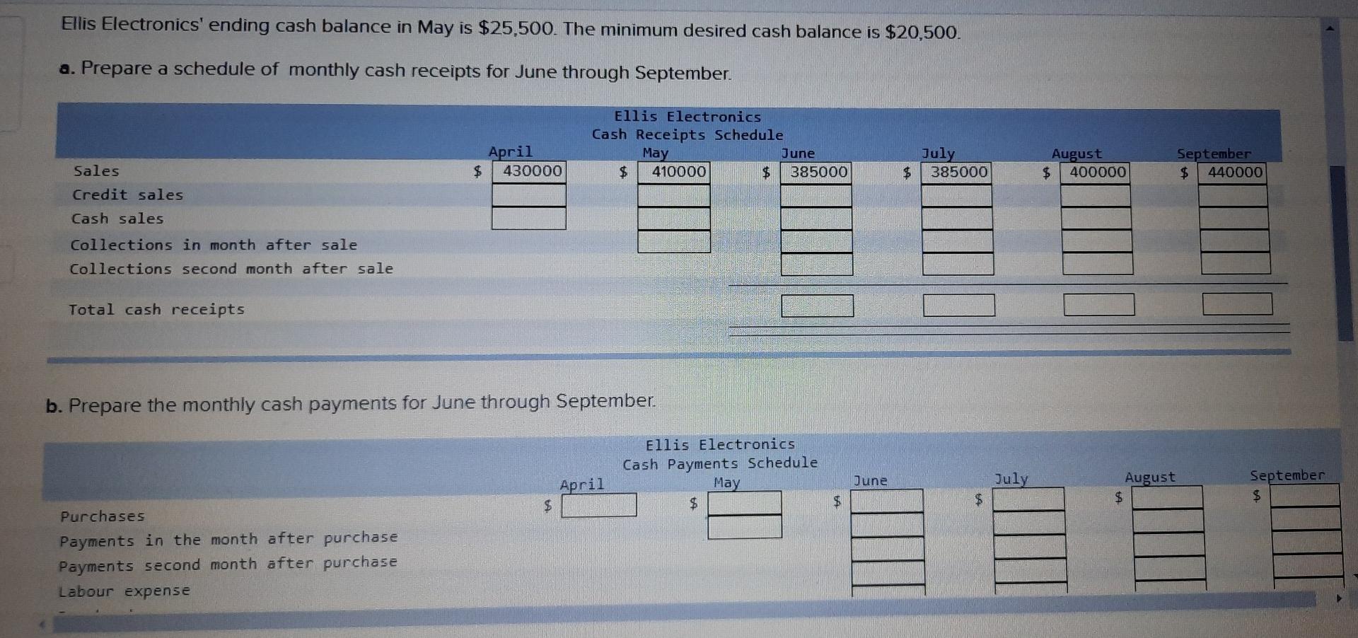 Solved signment #4 i Saved Help Save & Ellis Electronics | Chegg.com